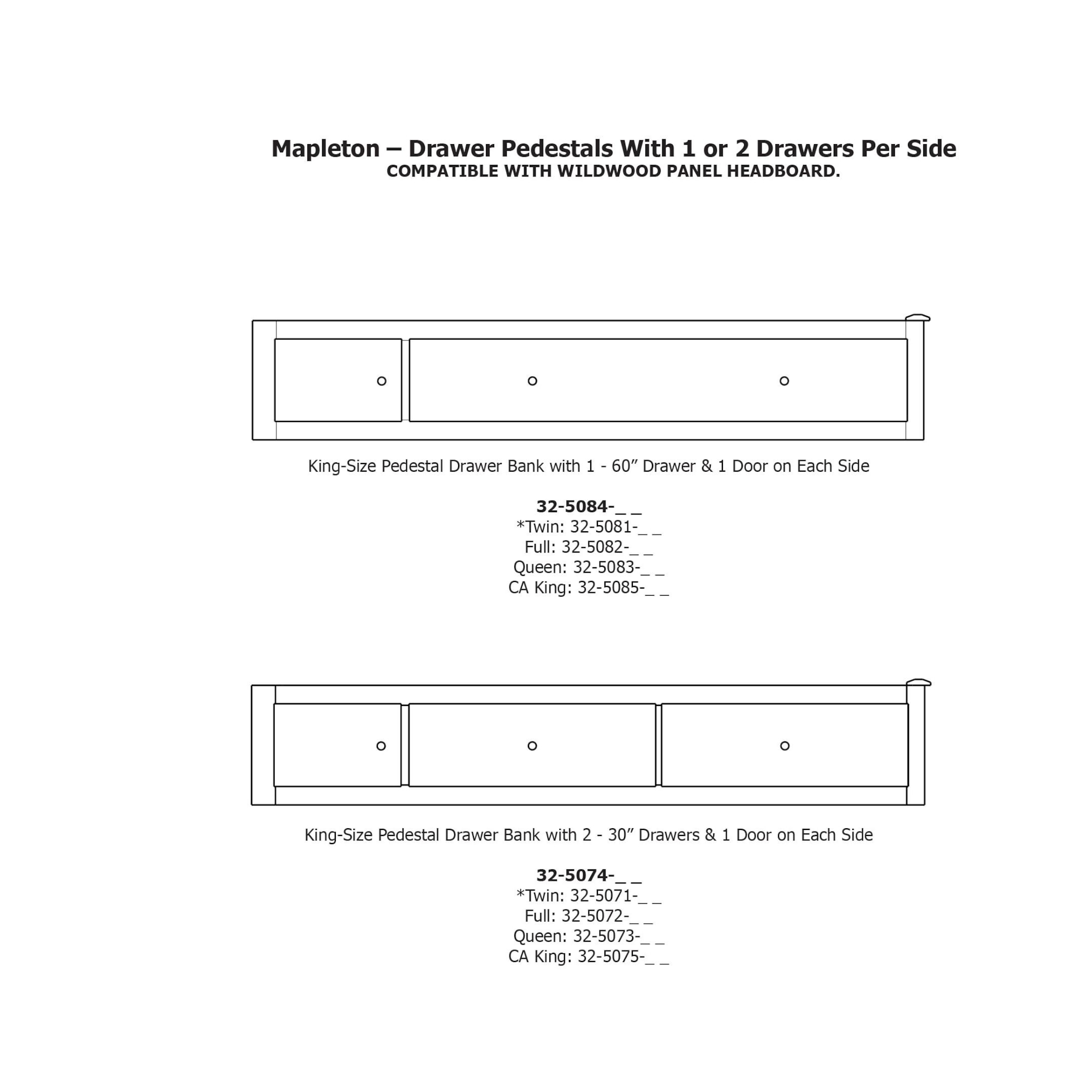 Daniel's Amish Mapleton 30-5014+5034+5004 King Bed with Low Footboard | Belfort Furniture ...